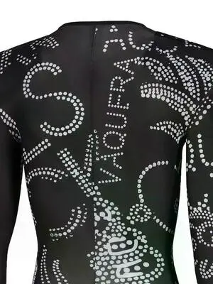 Vaquera Printed Shoulder-pad Bodysuit