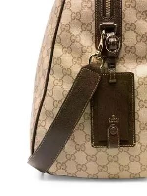 Gucci Medium Gg Duffle Bag With Web