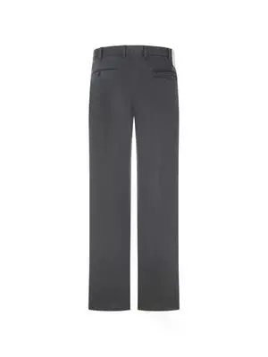 PT TORINO Cotton Straight-leg Trousers - Grey