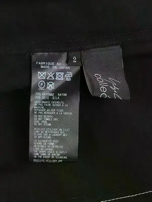 Yohji Yamamoto Asymmetric Contrast-stitch Shirt