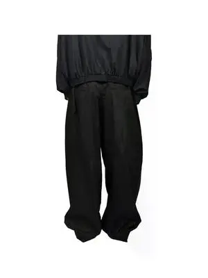 FFFPOSTALSERVICE Wide-leg Belted Trousers - Black