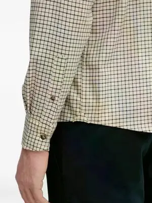 Sisley Check-pattern Long-sleeve Shirt