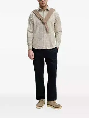 Sisley Check-pattern Long-sleeve Shirt