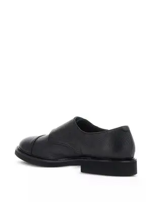 DOUCAL'S Double-strap Leather Monk Shoes