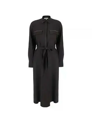 Antonelli Firenze Mykonos Bead-embellished Belted Maxi Dress
