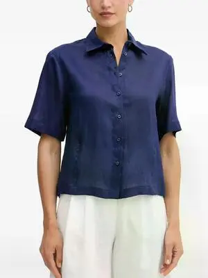Sisley Short-sleeve Shirt - Blue