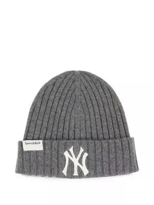 SPORTY & RICH X Ny Yankees Heritage Serif Beanie Hat