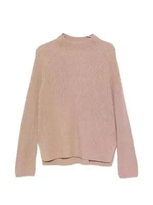Max Mara Ribbed-knit High-neck Sweater