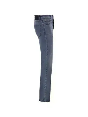 Kiton Faded Five-pocket Slim-fit Jeans