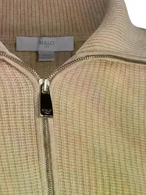 Malo Ribbed-knit Quarter-zip Sweater