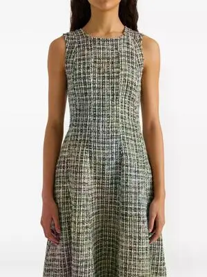 Proenza Schouler White Label Beatrix Tweed Midi Dress - Neutrals