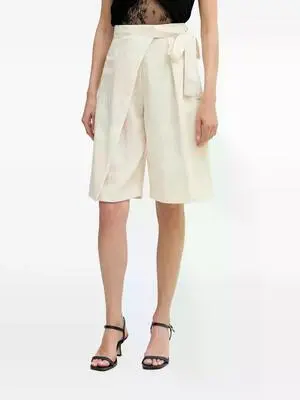 Sisley Wrap-style Tie-fastening Shorts