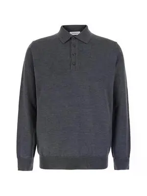 KANGRA Button-down Long-sleeve Polo Shirt
