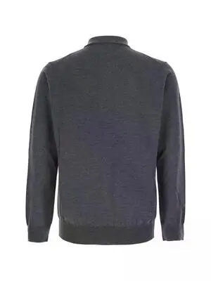 KANGRA Button-down Long-sleeve Polo Shirt