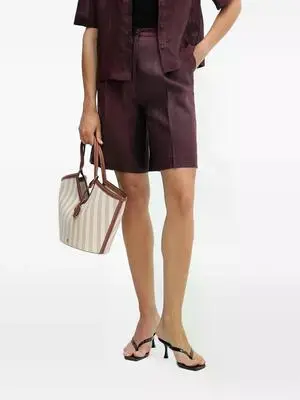 Sisley Pleated Tailored Shorts