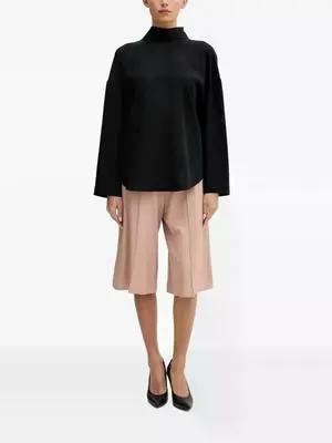 Sisley Bow-detail High-neck Top