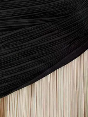 Simkhai Laia Pleated Strapless Maxi Dress - Neutrals