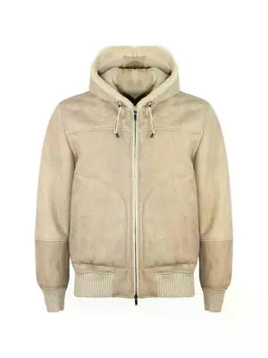 VOLFAGLI FIRENZE Suede Hooded Jacket