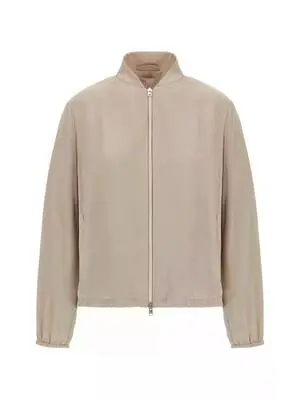 Herno Zip-fastening Bomber Jacket - Neutrals