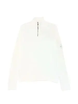 MURPHY&NYE Fender Ribbed-knit Quarter-zip Sweater