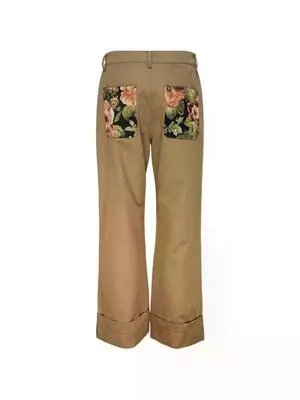 Simone Rocha Patchwork Floral-tapestry Trousers