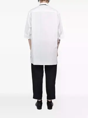 Yohji Yamamoto Two-tone Short-sleeved Shirt