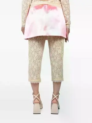 Sandy Liang Bow-embellished Satin Skirt