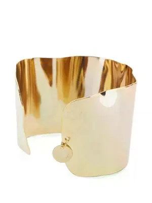 SEMICOUTURE Hammered-effect Cuff Bracelet