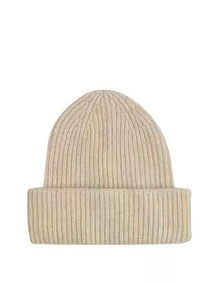 Fedeli Cashmere Beanie Hat - Neutrals