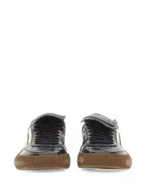 PURAAI Polly Tab Crocodile-effect Sneakers