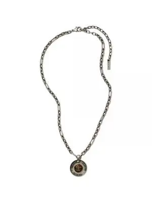 Versace Logo Tag Necklace