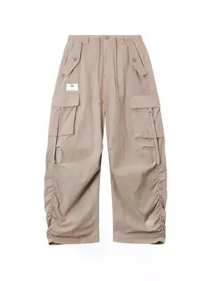 Izzue Ruched-detail Cargo Pants - Neutrals