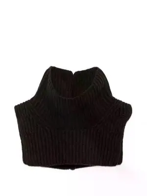 Soeur Ribbed-knit Neck Warmer - Brown