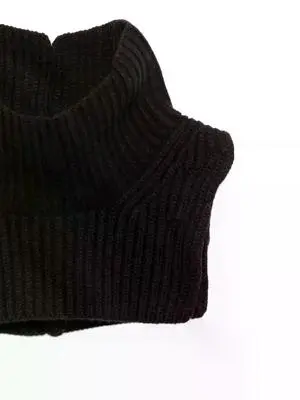 Soeur Ribbed-knit Neck Warmer - Brown