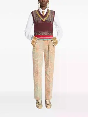 Dries Van Noten Snakeskin Effect Leather Sneakers