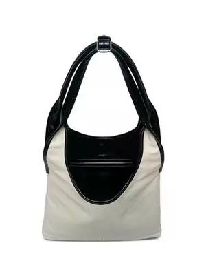 STAND OIL Ringo Canvas Buckle-strap Shoulder Bag - Neutrals