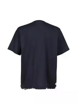 PORTER CLASSIC Hawaiian Graphic-print Piping T-shirt - Black