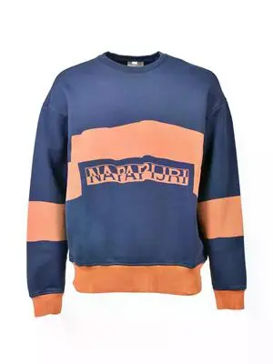 NAPA BY MARTINE ROSE Logo-print Panelled Sweater