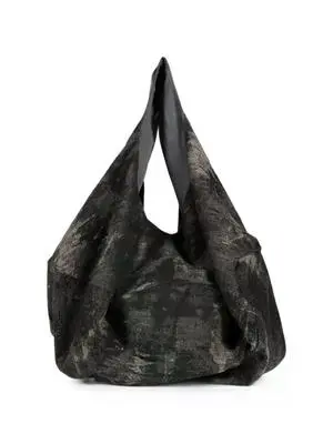 TAAKK Abstract-print Shoulder Bag - Black