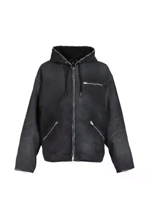 MASTERMIND WORLD Distressed Hooded Jacket