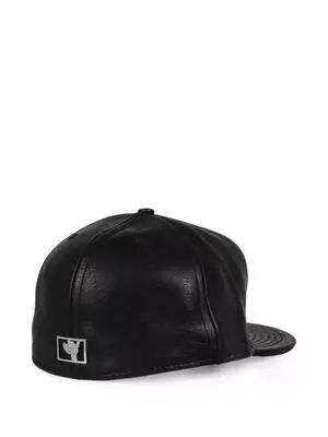 EARTHLING COLLECTIVE Logo-plaque Leather Cap