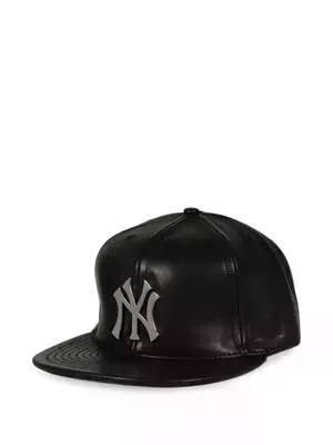 EARTHLING COLLECTIVE Logo-plaque Leather Cap