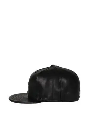 EARTHLING COLLECTIVE Logo-plaque Leather Cap