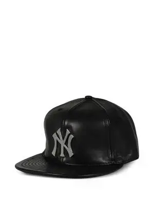 EARTHLING COLLECTIVE Logo-plaque Leather Cap
