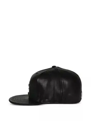 EARTHLING COLLECTIVE Logo-plaque Leather Cap