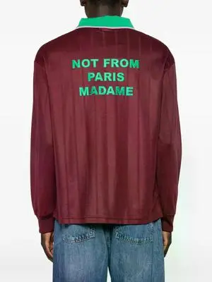 Drole De Monsieur Slogan Polo Shirt