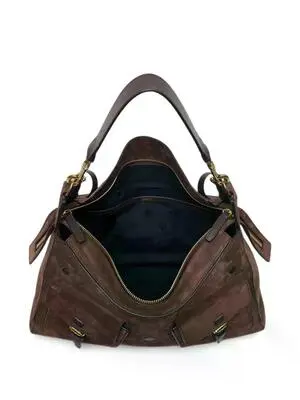 Mulberry Roxanne Buckle-detail Suede Shoulder Bag