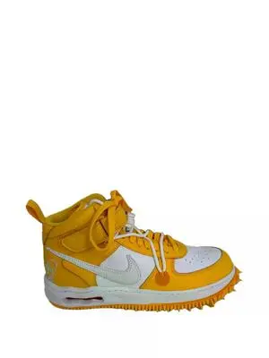 Off-White Air Force 1 Mid Sp Sneakers - Yellow