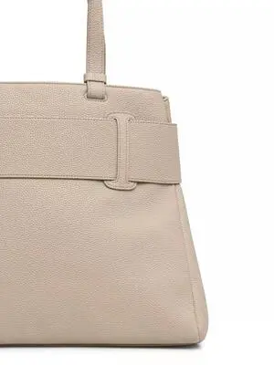 Armani Exchange Logo-plaque Tote Bag - Neutrals