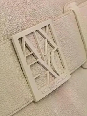 Armani Exchange Logo-plaque Tote Bag - Neutrals